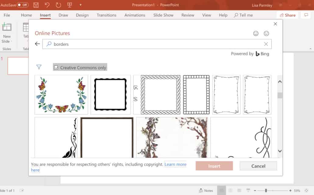 How to Add PowerPoint Borders to Your Presentation | Course Method