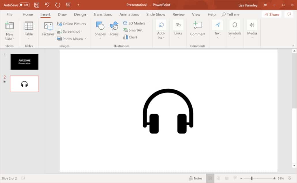 How to Insert a GIF into PowerPoint | Course Method