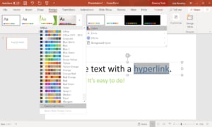 How to Change Hyperlink Color in PowerPoint | Course Method