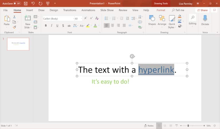 How to Change Hyperlink Color in PowerPoint | Course Method
