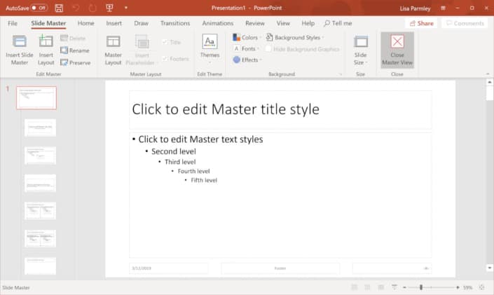 Change Default Font in PowerPoint | Course Method
