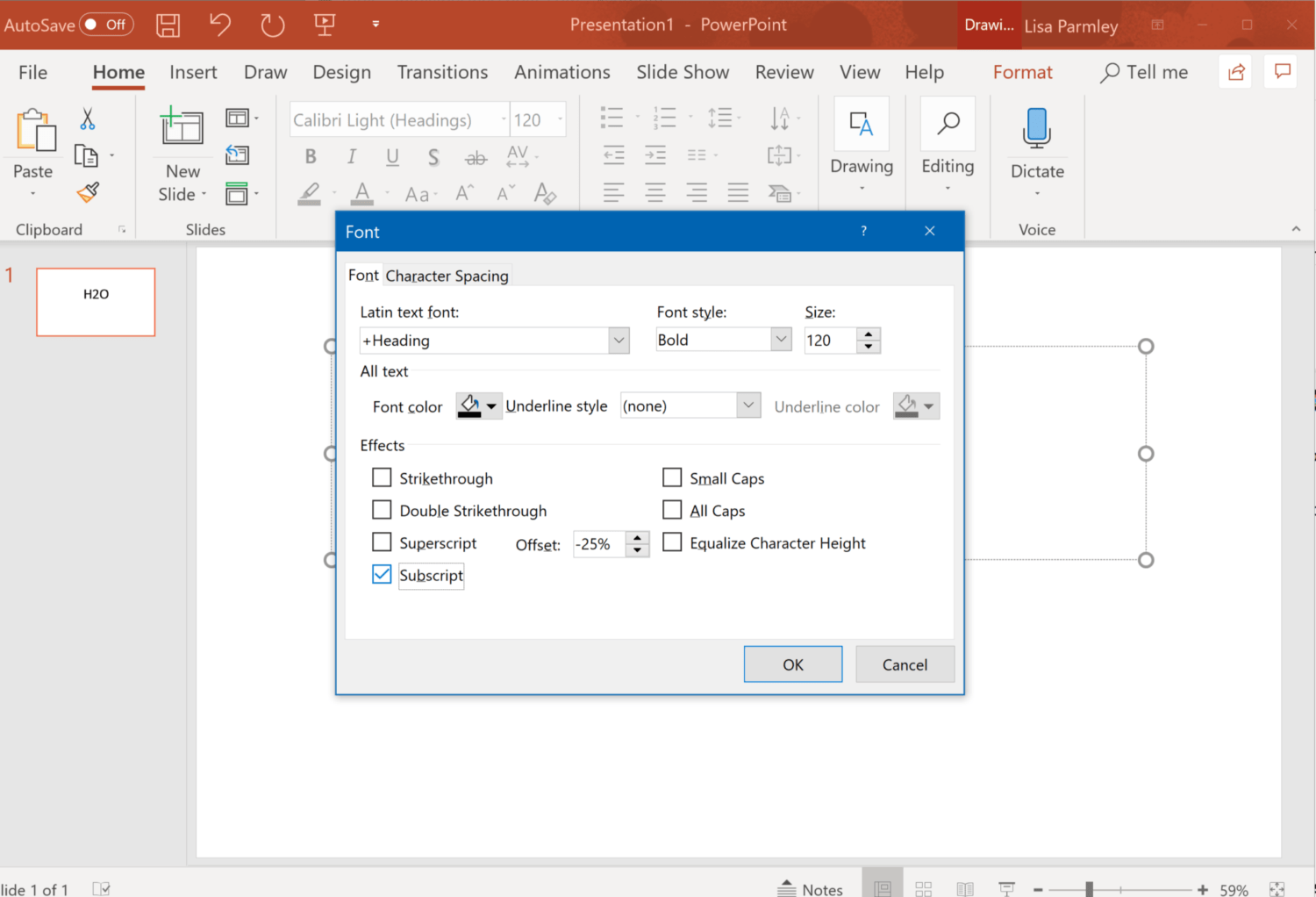  How To Create A Subscript In PowerPoint Course Method