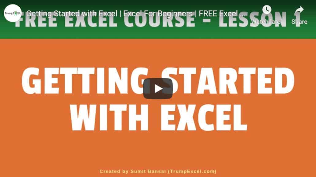 Excel Training