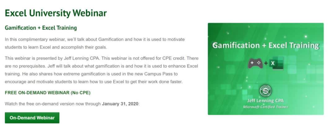 Lenning Built Excel University