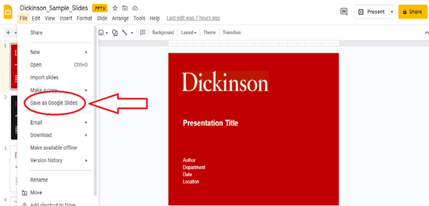 How To Convert PowerPoint To Google Slides 2 Quick Methods Course Method