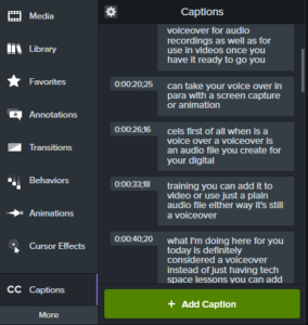 How to Use Camtasia for Closed Captioning [Step-by-Step] | Course Method