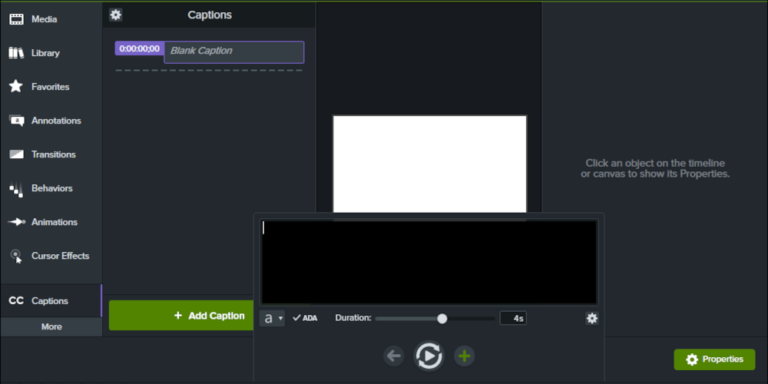 How to Use Camtasia for Closed Captioning [Step-by-Step] | Course Method